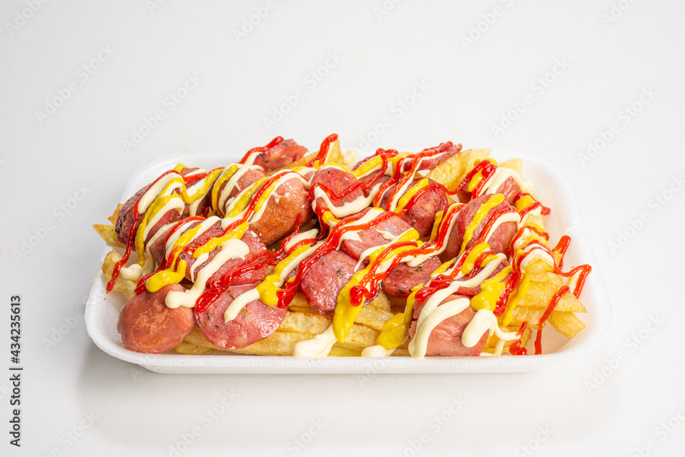 salchipapa Stock Photo | Adobe Stock