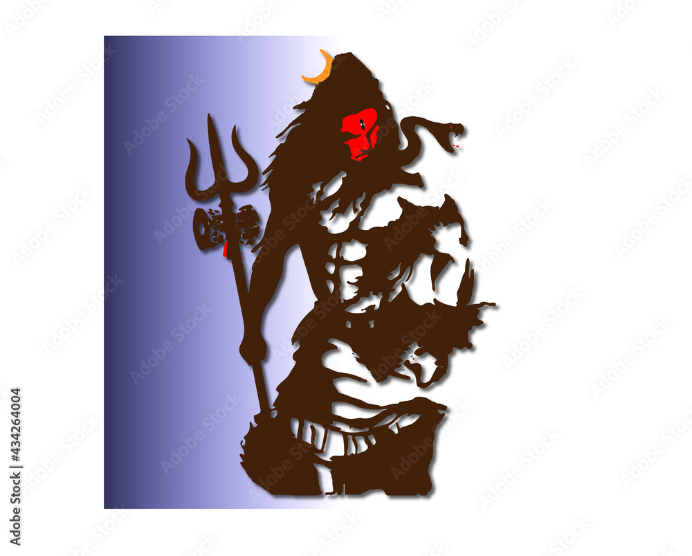 Lord Siva Stock Vector | Adobe Stock
