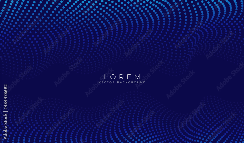 Vector background with color abstract wave dots Stock Vector | Adobe Stock