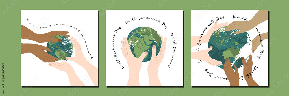 World Environment Day, june 5. Happy Mother Earth Day, Earth Hour ...