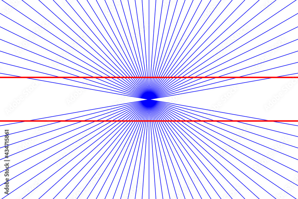 Hering illusion is one of the geometrical-optical illusions. When two straight and parallel ...