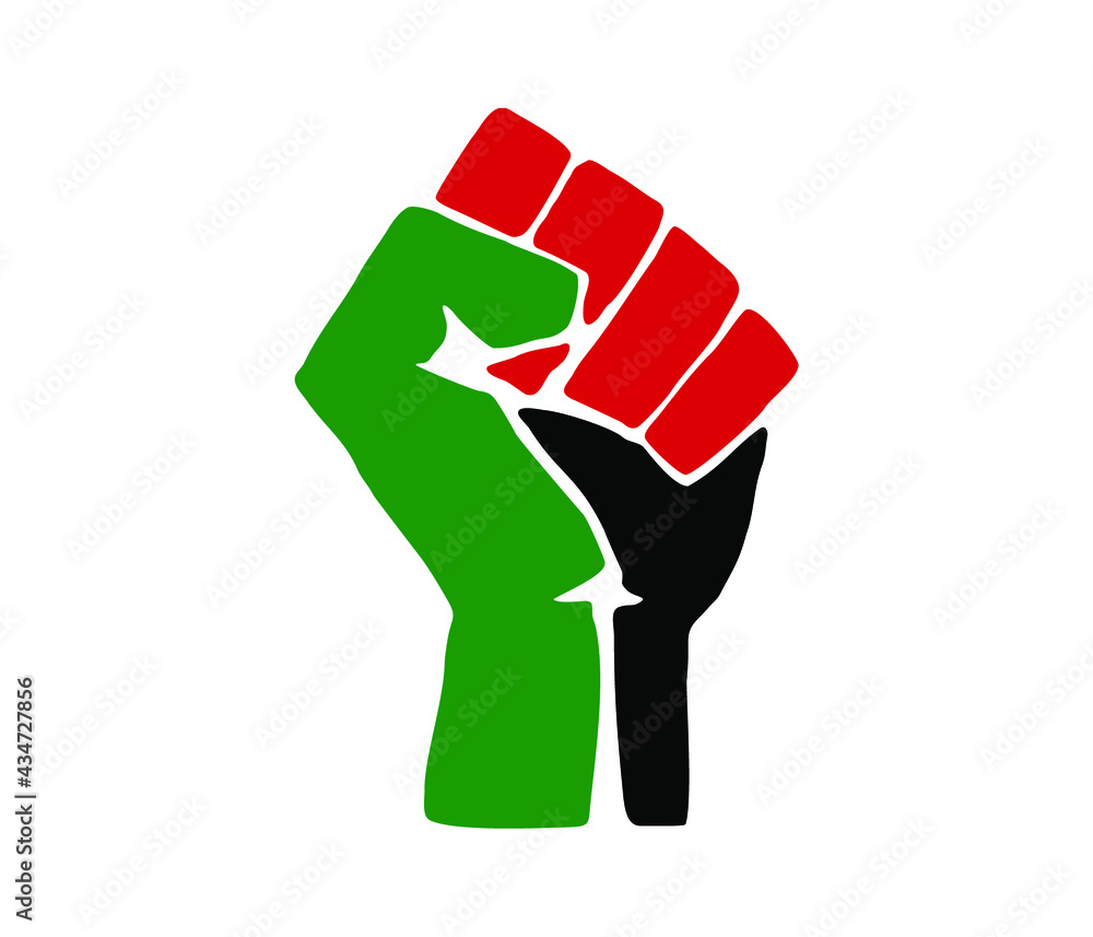 Free Palestine with Fist Illustration Stock Vector | Adobe Stock