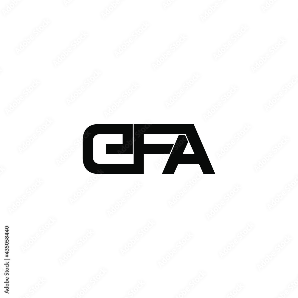 efa letter original monogram logo design Stock Vector | Adobe Stock