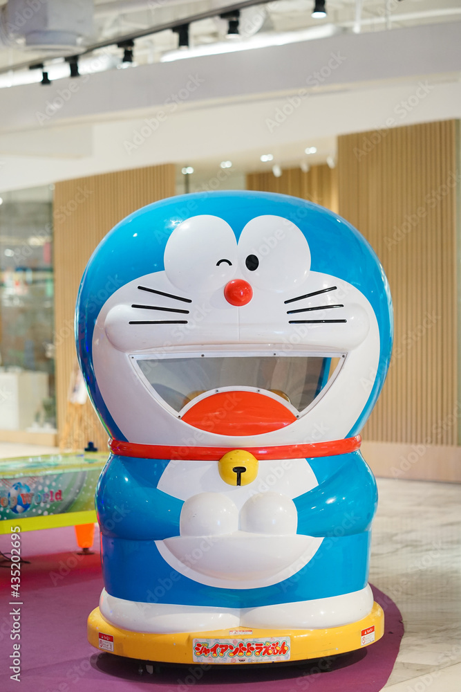 BKK, Thailand - Apr 6, 2021 : A photo of Doraemon machine in Children's ...