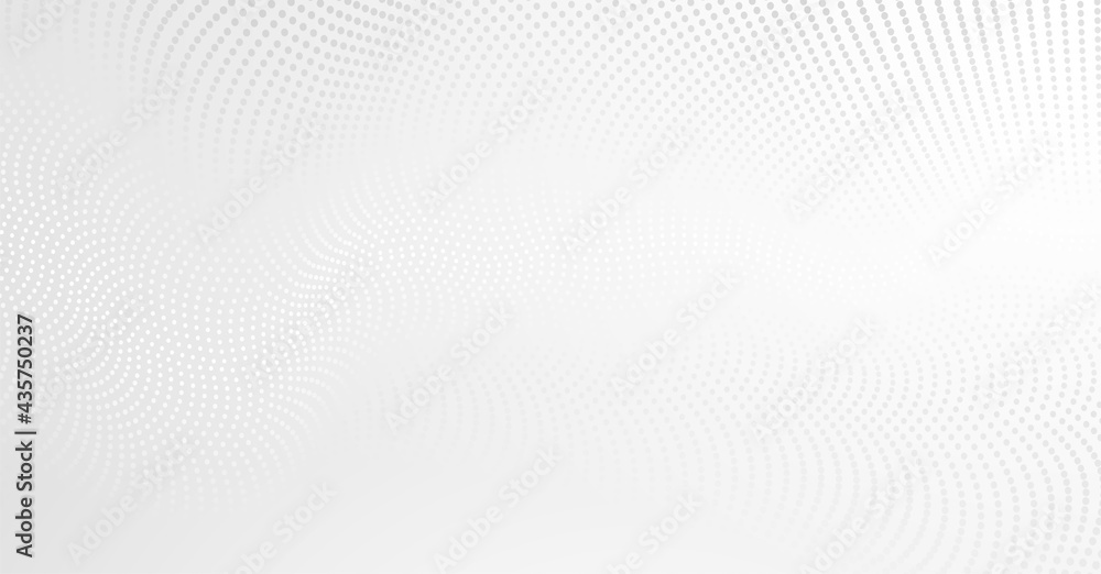 Vector background with white abstract wave dots Stock Vector | Adobe Stock