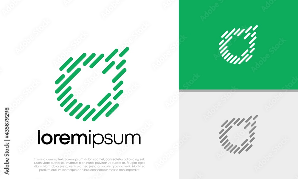 Abstract artificial intelligence logo. Innovative high tech logo ...