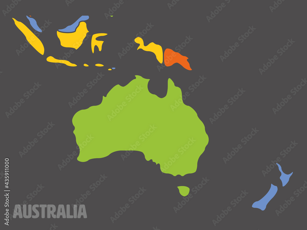 Simplified schematic map of South America. Blank isolated continent ... Simplified schematic map of South America. Blank isolated continent ...
