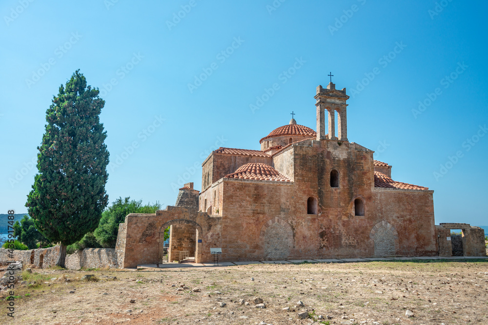 inside the Neokastro fortress - church of Transfiguration of the Lord ...