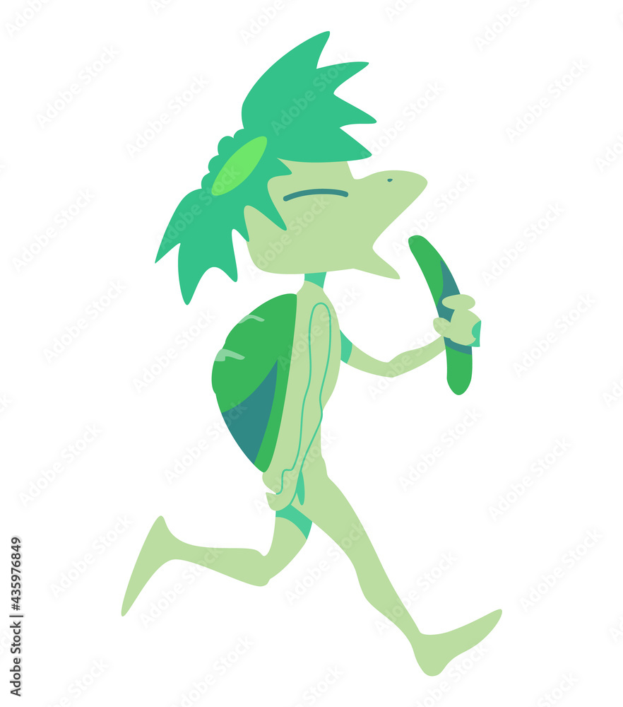 Kappa/water imp/river-child, Yokai/Japanese folk monster/goblin/ghost ...