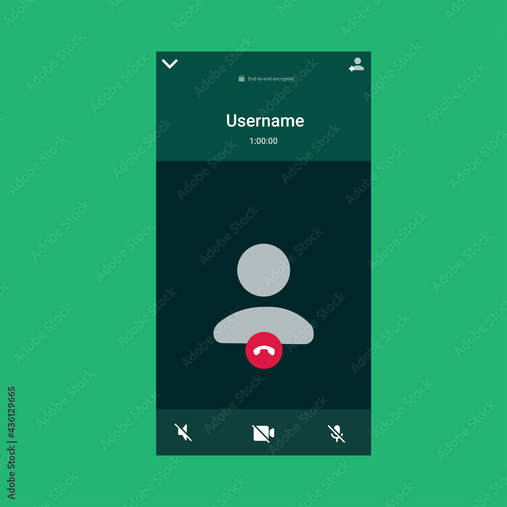 template video call for handphone. WhatsApp Voice video calling. Stock ...
