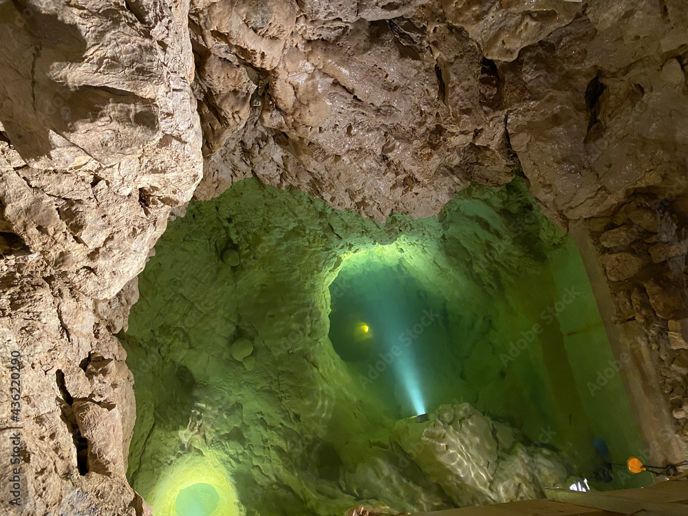 The Vallorbe caves or Grotte de l'Orbe (Grottes de Vallorbe or die ...