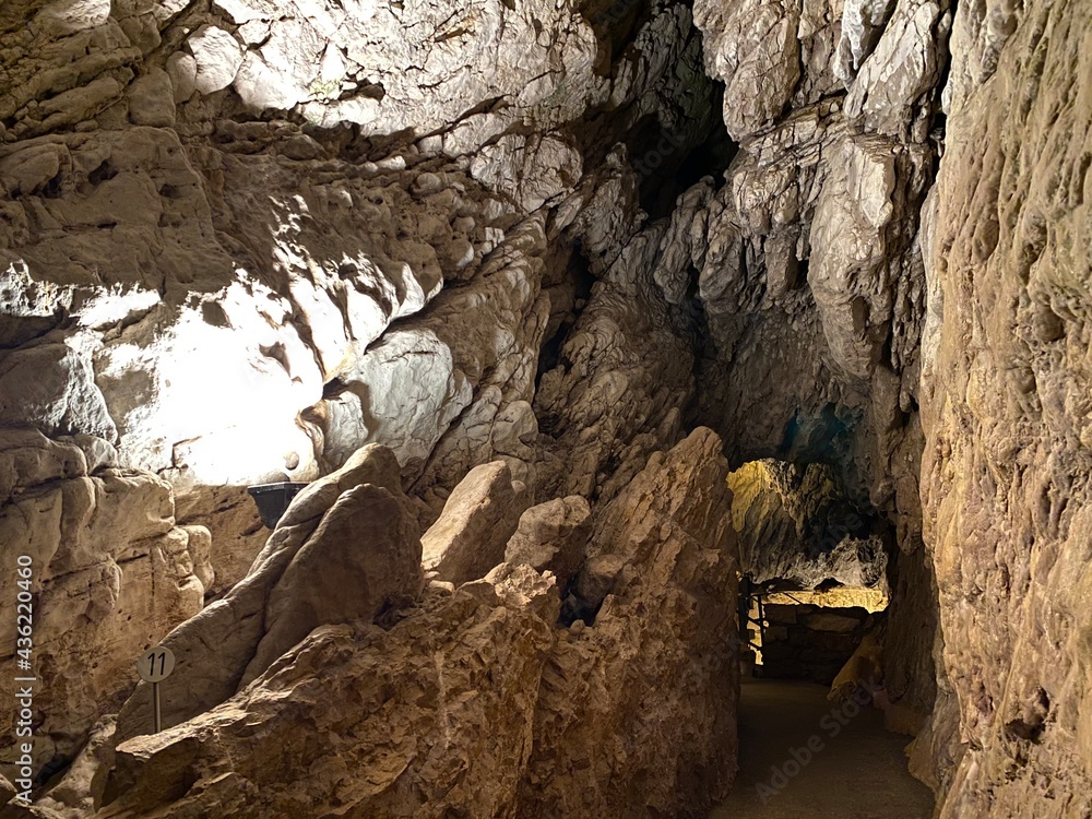 The Vallorbe caves or Grotte de l'Orbe (Grottes de Vallorbe or die ...