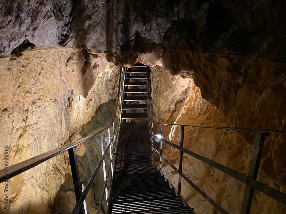 The Vallorbe caves or Grotte de l'Orbe (Grottes de Vallorbe or die ...