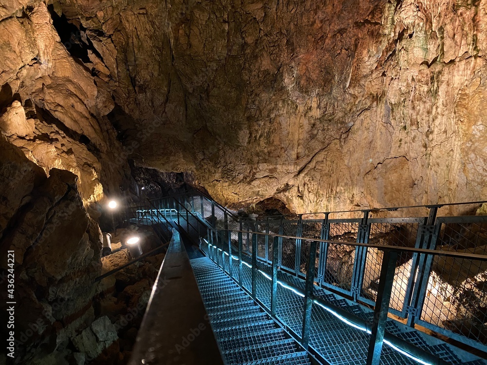 The Vallorbe caves or Grotte de l'Orbe (Grottes de Vallorbe or die ...