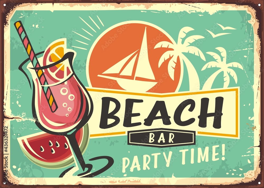Beach Bar Sign
