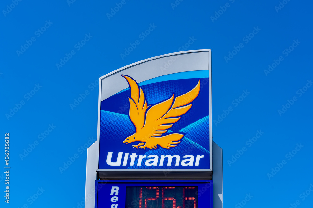 Whitchurch-Stouffville, On, Canada - May 30, 2021: Close-up of Ultramar ...