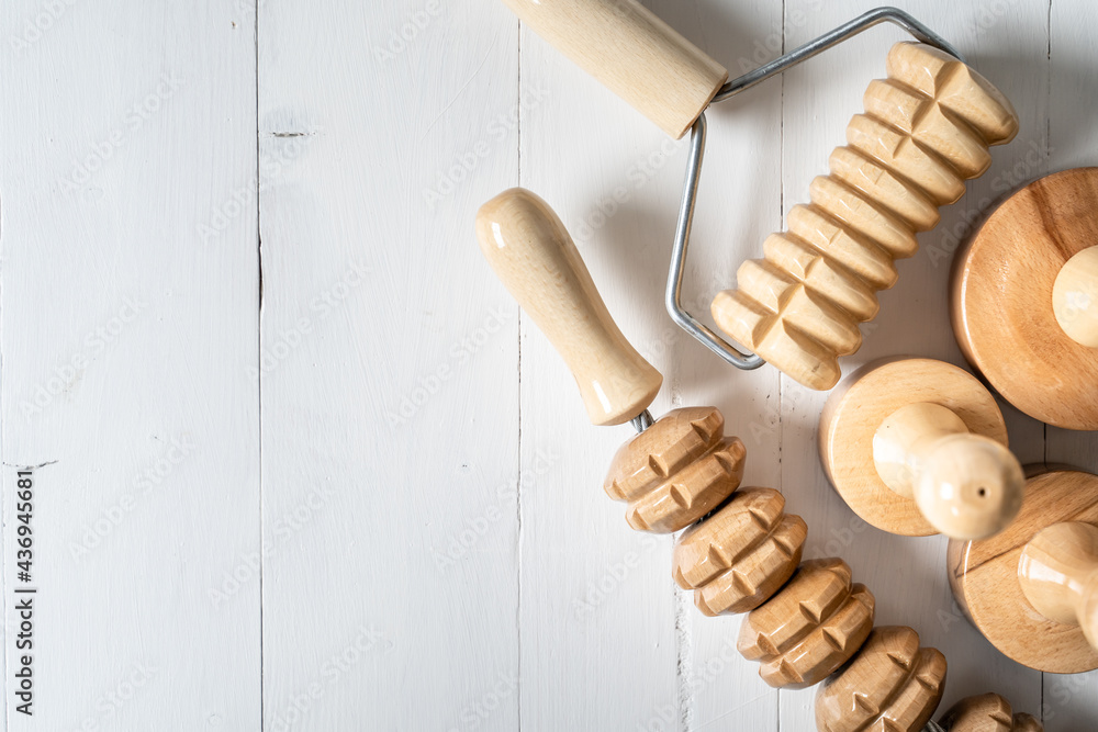 Wood massage maderotherapy madero therapy wooden rolling pin or ...