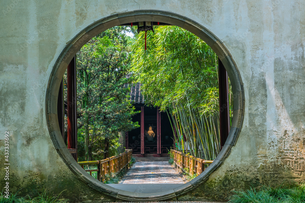 Inside view of Liu Yuan, a traditional Chinese garden and UNESCO ...