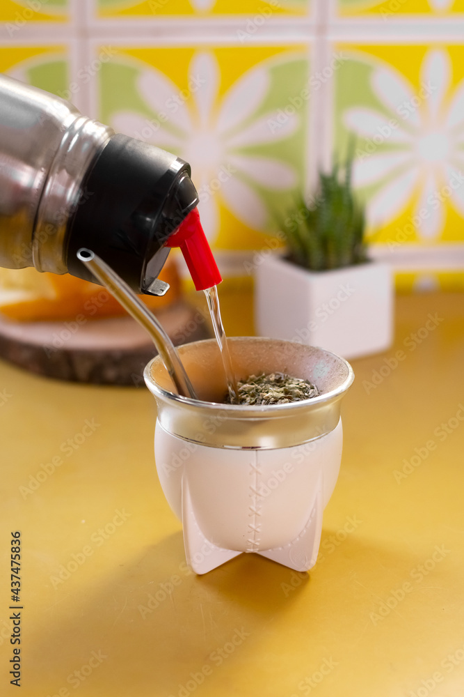 white mate primed. Argentine tradition. Paraguayan tradition, Uruguayan ...