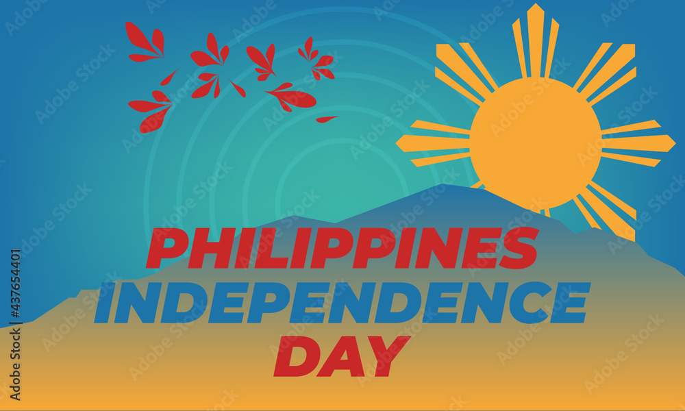 Ilustración de Stock Philippines Independence Day. (Filipino: Araw ng ...