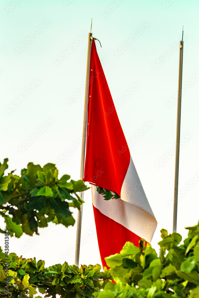 bandera peruana Stock Photo | Adobe Stock