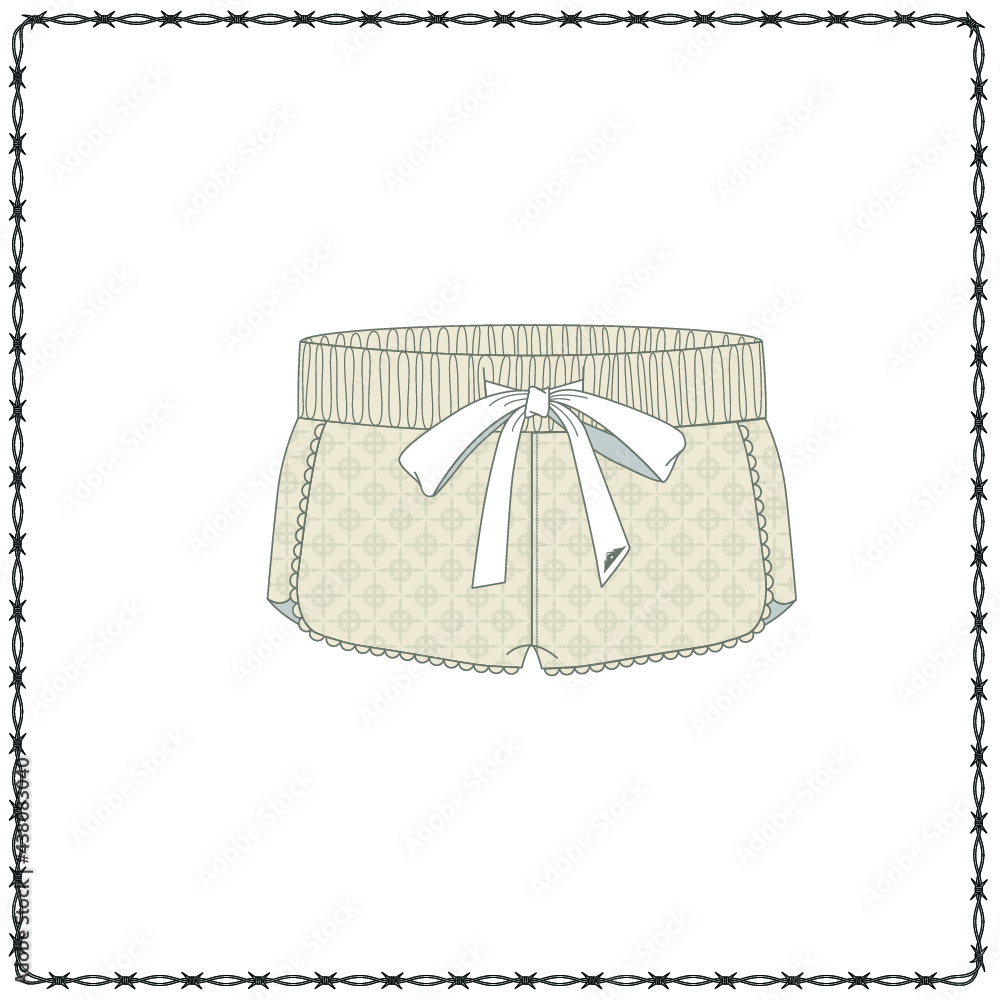 women's lingerie editable fashion flat sketch for creating new designs ...