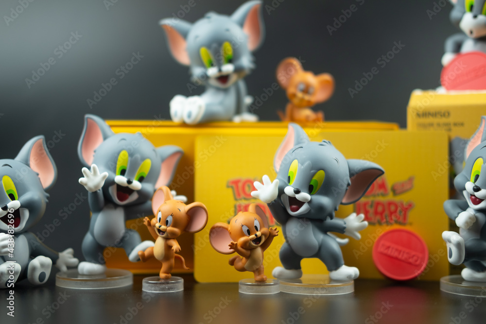Foto de Stock Samut Prakan, Thailand - June 8, 2020 : Tom ＆ Jerry ...