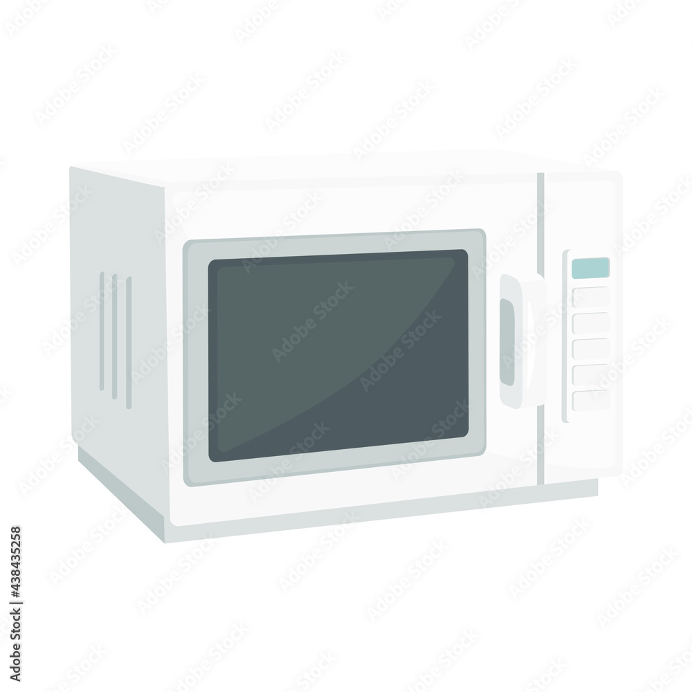 Microwave Sign Emoji Icon Illustration. Electronic Vector Symbol ...