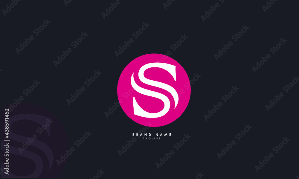 Alphabet letters Initials Monogram logo SS Stock Vector | Adobe Stock