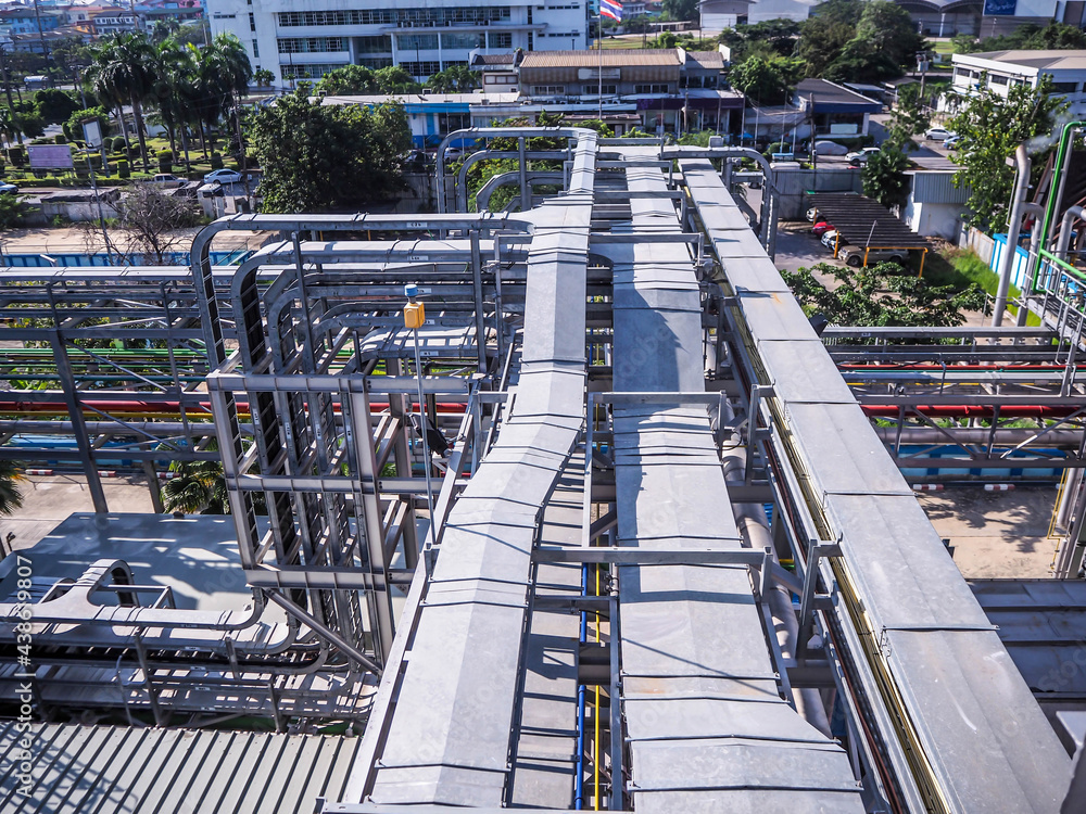 Conduit and cable tray was installed in power plant which popular in ...