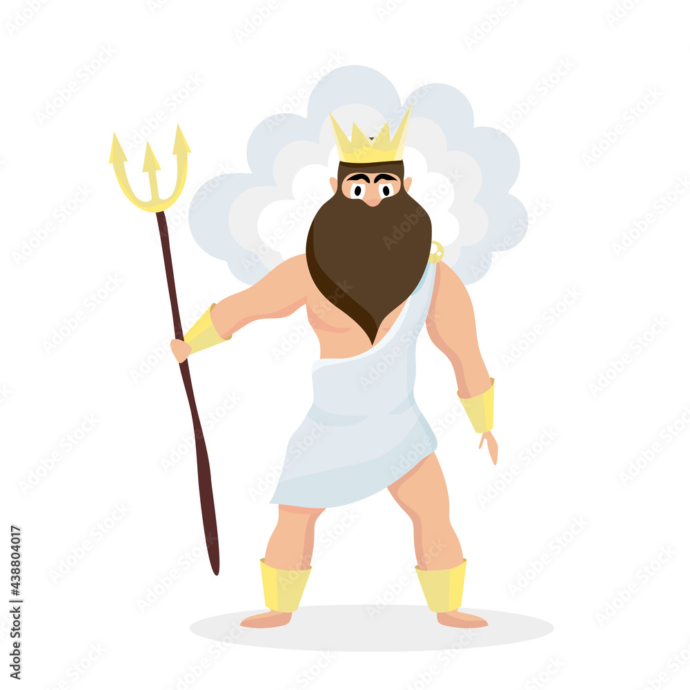 Ancient Greek god of the sky, thunder and lightning. Zeus. The ...