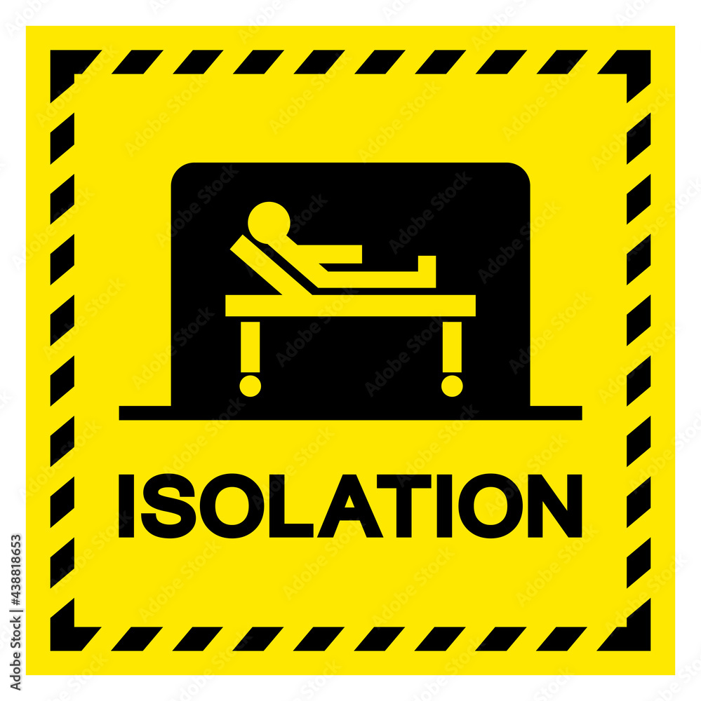 Isolation Symbol Sign, Vector Illustration, Isolated On White ...