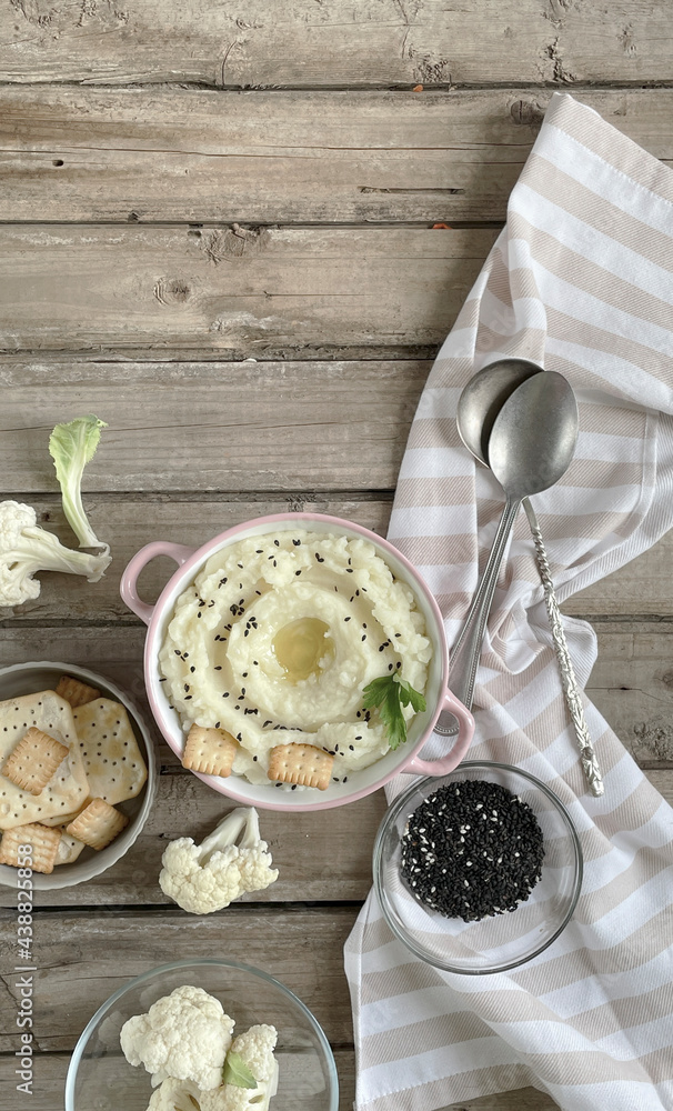 Nutty cauliflower Hummus is a creamy Ketogenic dip that can be enjoyed ...