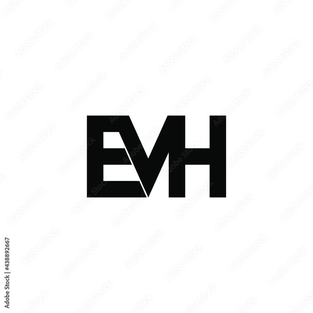 evh letter original monogram logo design Stock Vector | Adobe Stock