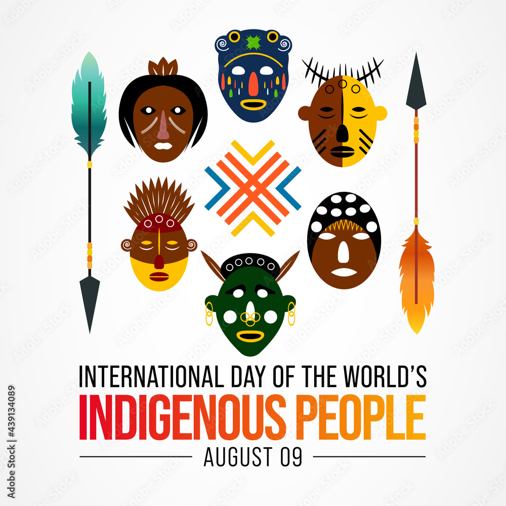 Image vectorielle Stock International Day of the World's Indigenous ...