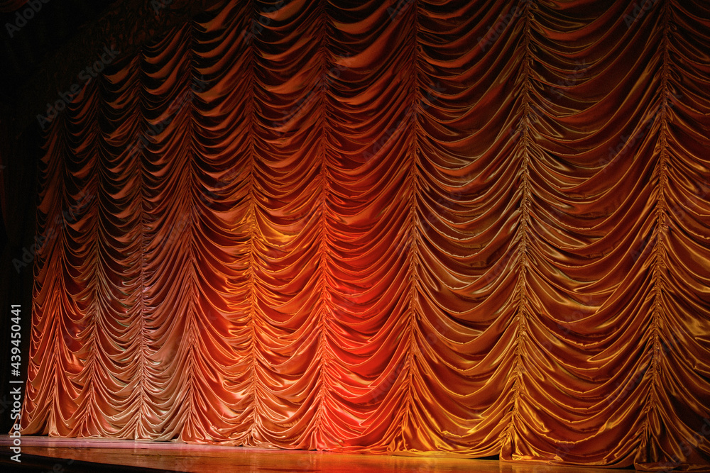 Stage Curtain Stock Photo | Adobe Stock