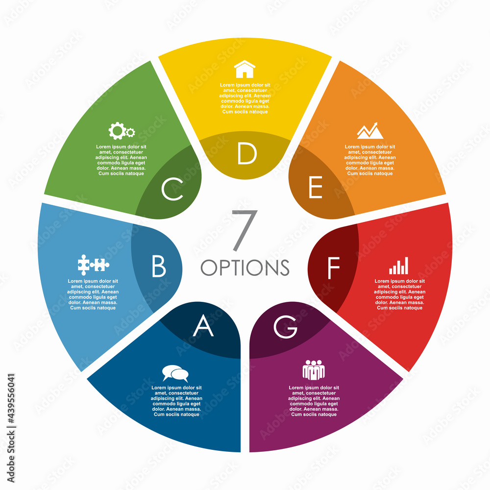 Infographic design template with place for your data. Vector ...