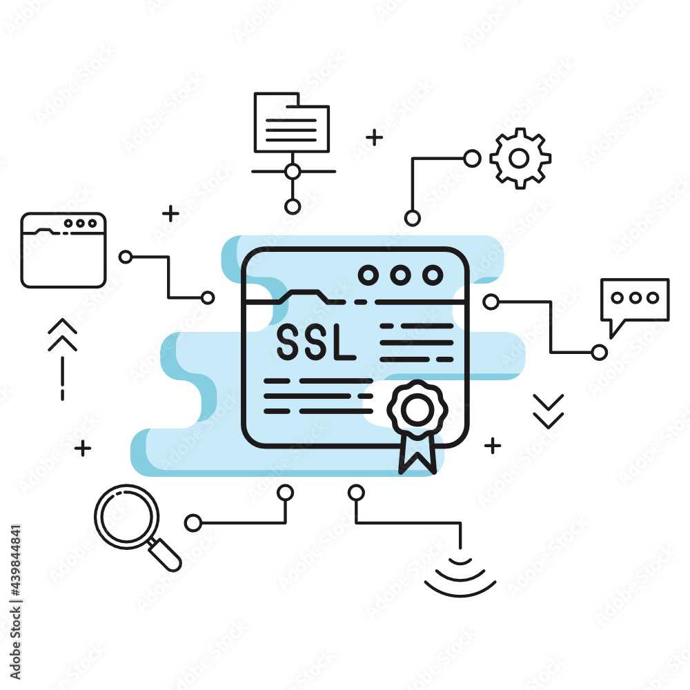 Secure Sockets Layer Certificate Concept Secure Data Transmission