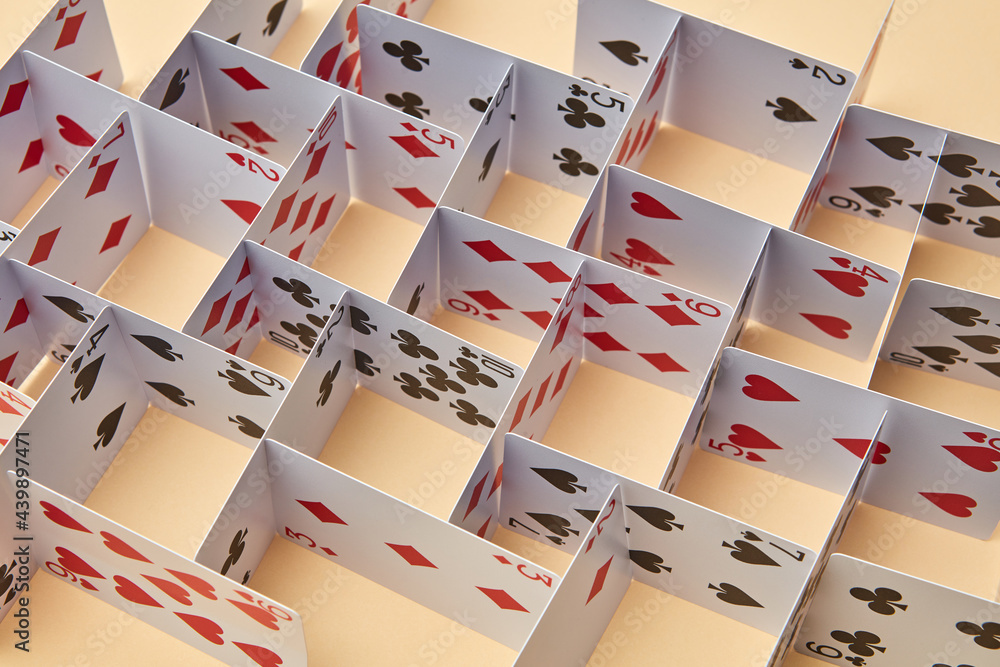 Game cards composition Stock Photo | Adobe Stock