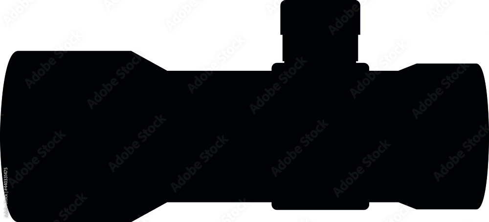 Red Dot reflector sight or reflex sight is optical sight telescopic ...