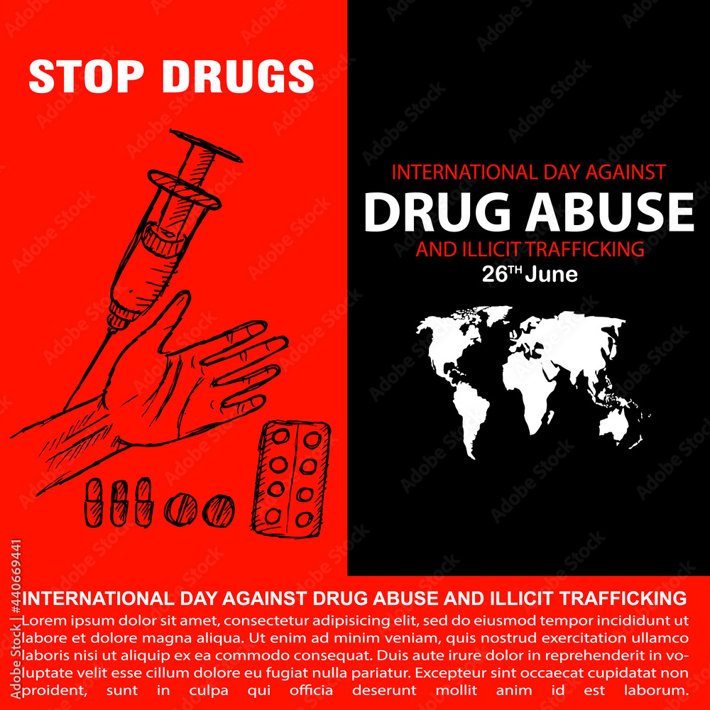 INTERNATIONAL DAY AGAINST DRUG ABUSE AND ILLICIT TRAFFICKING, POSTER ...