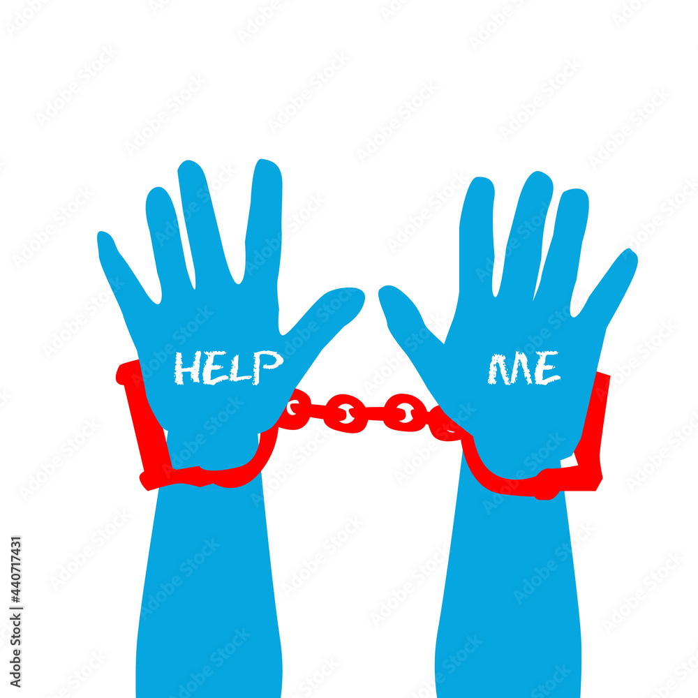 Human trafficking and child abiuse poster image Stock Vector | Adobe Stock