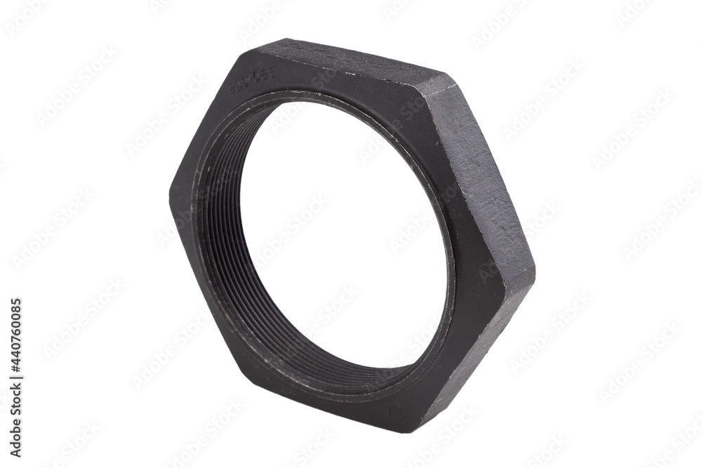 truck hub nut, insulated on white background Stock Photo | Adobe Stock