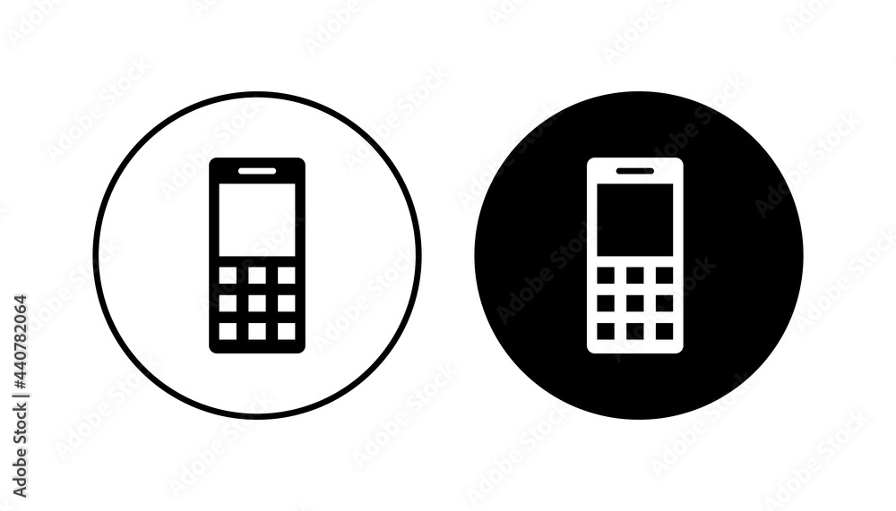 Phone icon set. Call icon vector. telephone symbol Stock Vector | Adobe ...