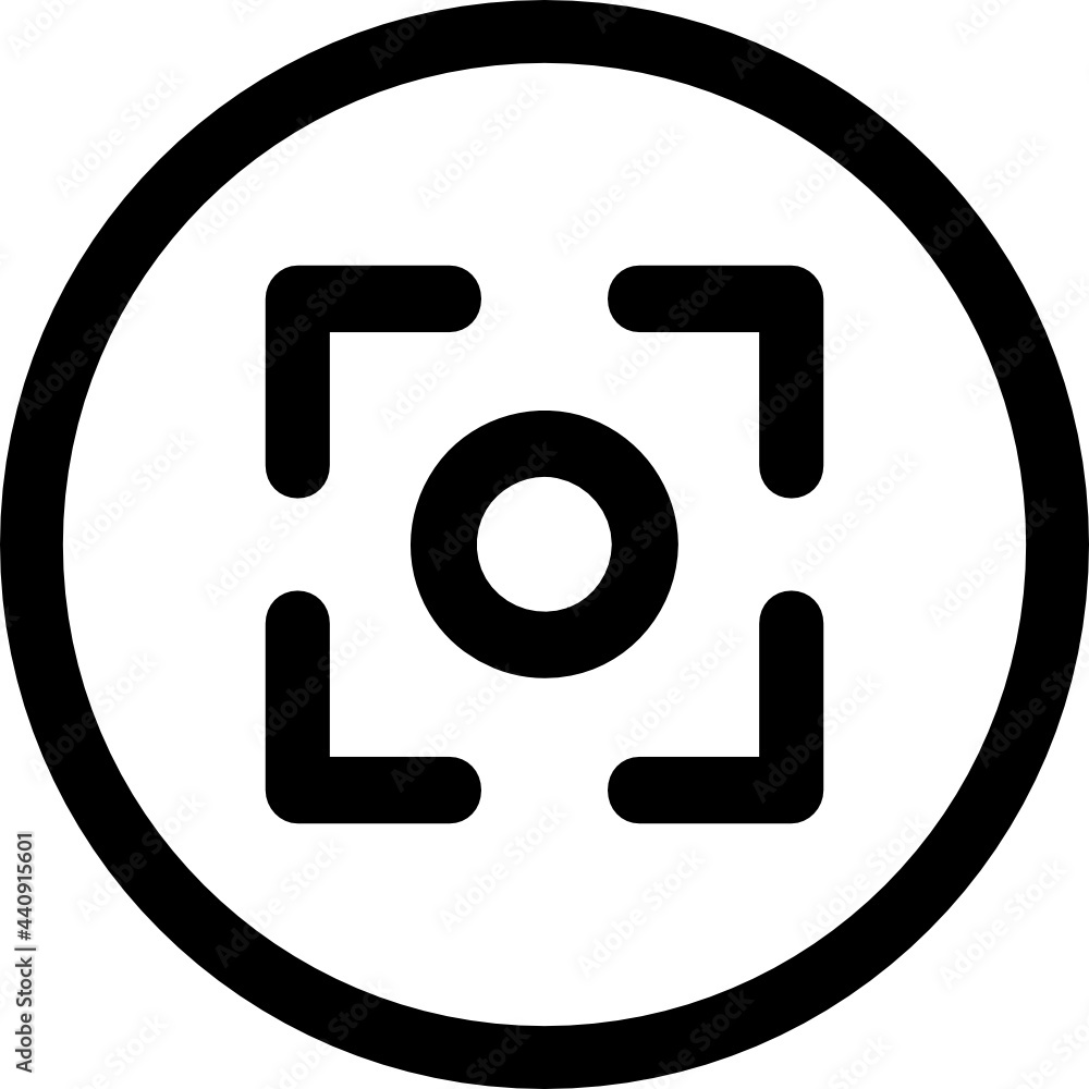 center focus icon vector Stock Vector | Adobe Stock