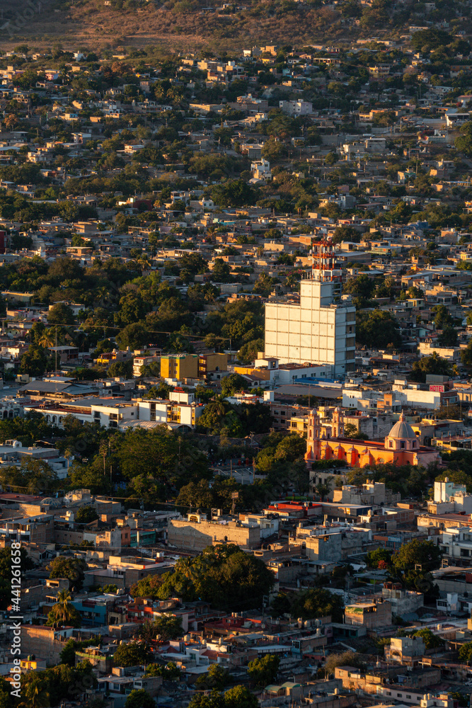 city iguala guerrero city view vista ciudad pueblo town pueblo mexicano ...