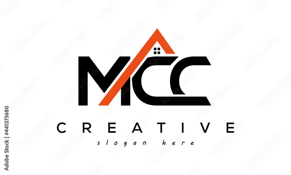 initial MCC letters real estate construction logo vector Stock Vector ...