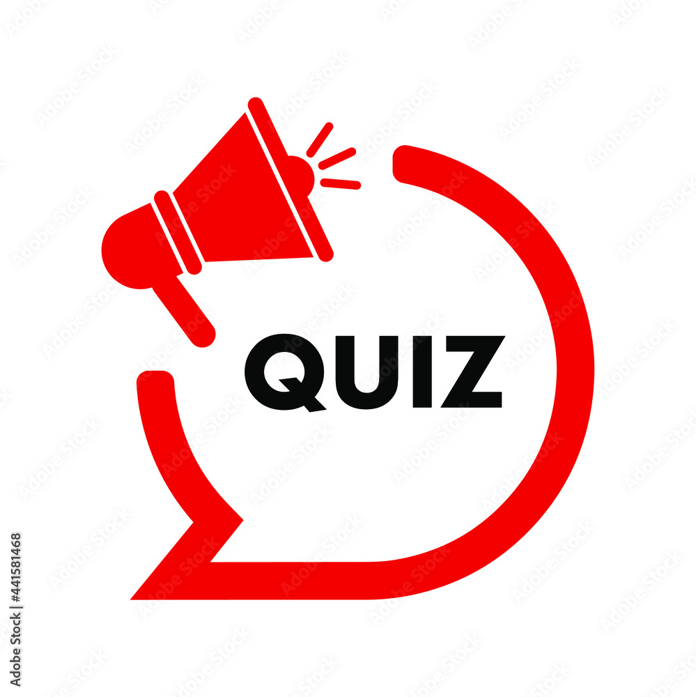 quiz with cool font Stock Vector | Adobe Stock