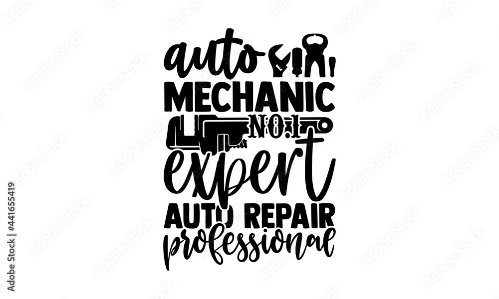 Auto mechanic no.1 expert auto repair professional - Mechanic t shirts ...