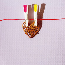 Pink Rope Heart Free Stock Photo - Public Domain Pictures